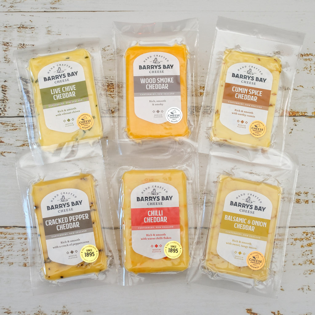 Flavoured Cheddar – Barrys Bay Cheese