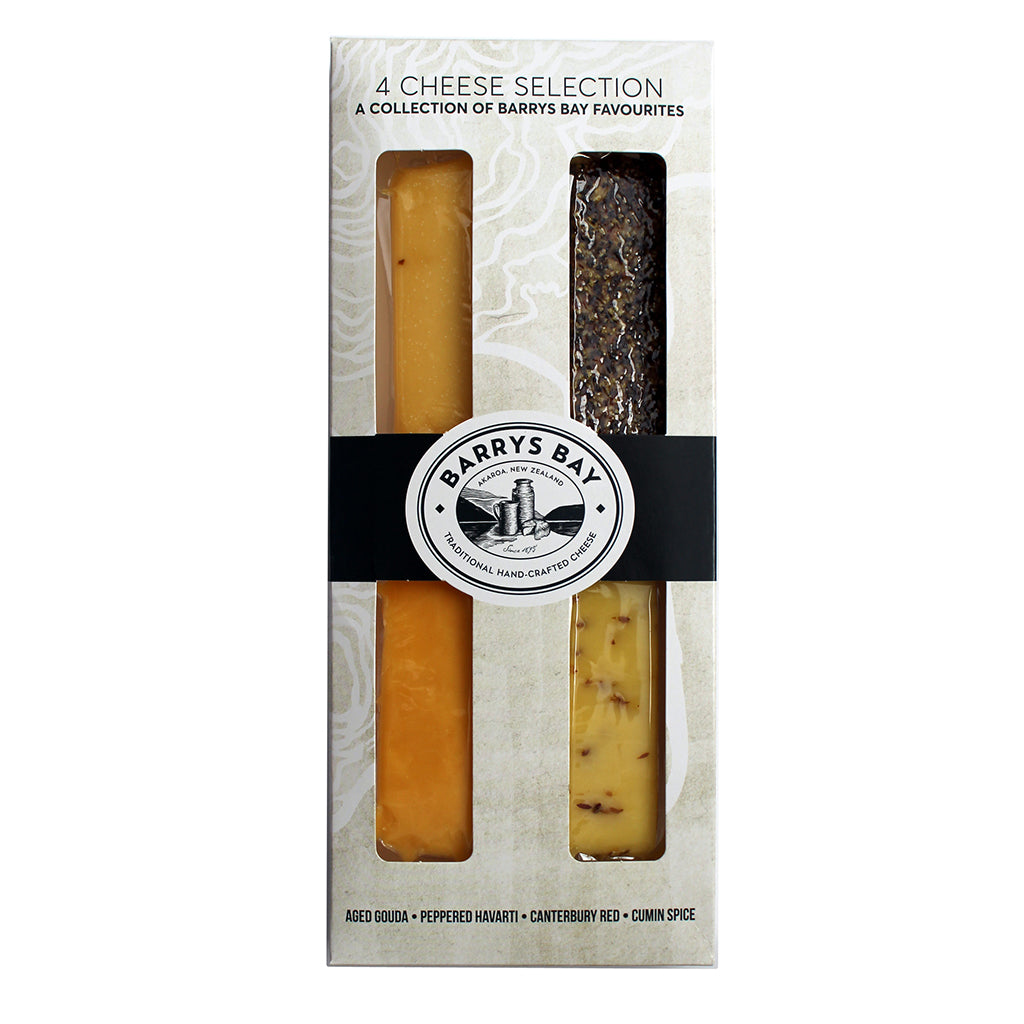 4 Cheese Selection White 270g – Barrys Bay Cheese